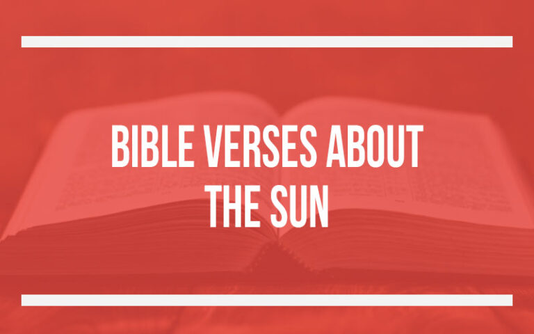 40 Bible Verses About The Sun - Holy Bible Word