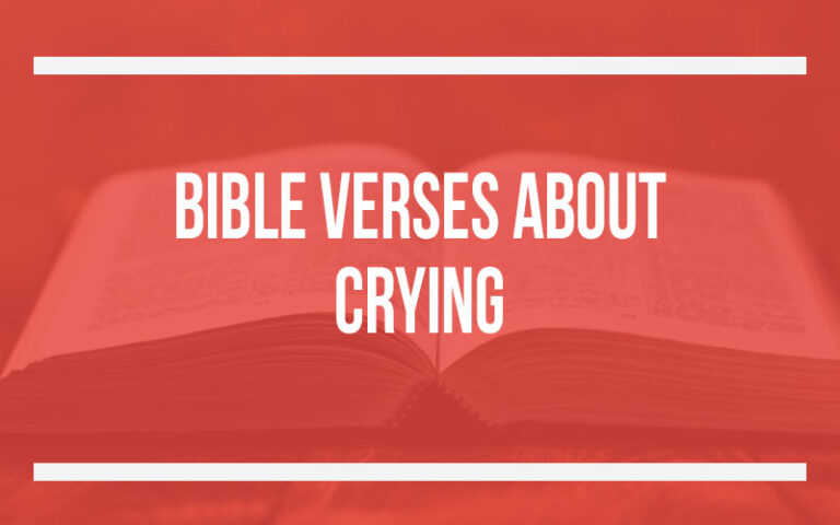 40 Bible Verses About Crying - Holy Bible Word