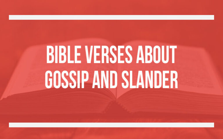 40 Bible Verses About Gossip And Slander - Holy Bible Word