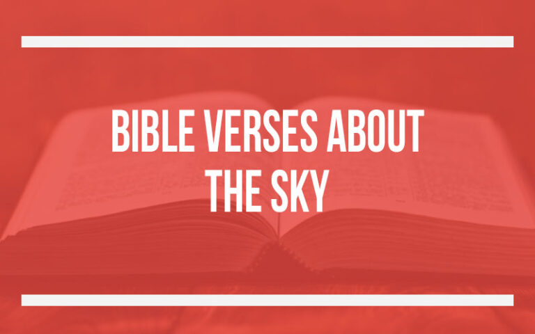 40 Bible Verses About The Sky - Holy Bible Word