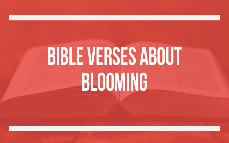 40 Bible Verses About Blooming - Holy Bible Word