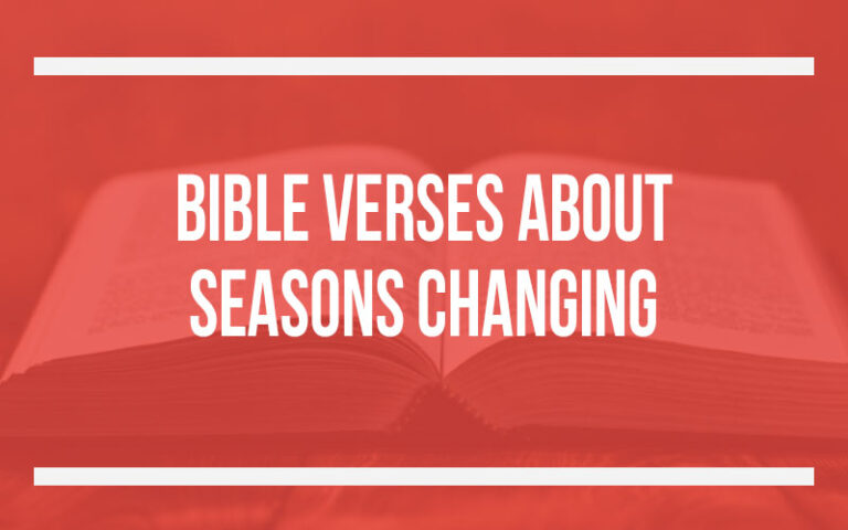 40 Bible Verses About Seasons Changing - Holy Bible Word