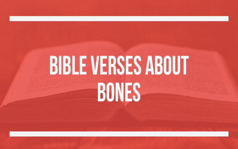 40 Bible Verses About Bones - Holy Bible Word