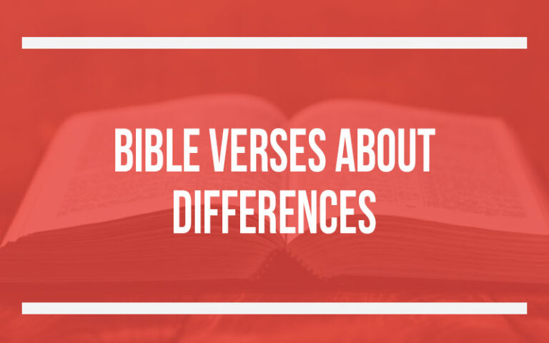 40 Bible Verses About Differences - Holy Bible Word