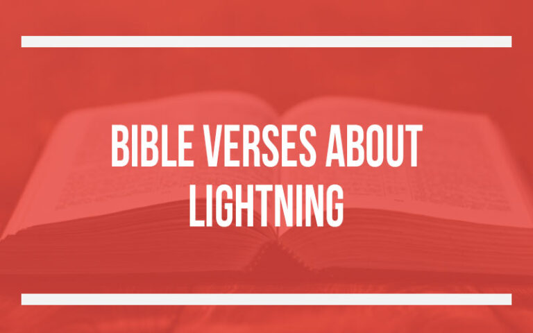40 Bible Verses About Lightning - Holy Bible Word