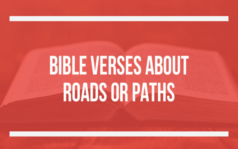 40 Bible Verses About Roads Or Paths - Holy Bible Word