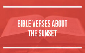 40 Bible Verses About The Sunset - Holy Bible Word