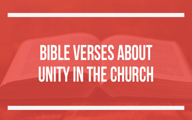 40 Bible Verses About Unity In The Church - Holy Bible Word