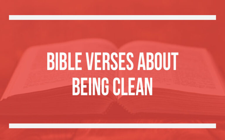 40 Bible Verses About Being Clean - Holy Bible Word