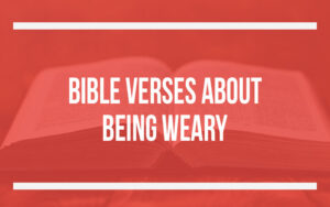 40 Bible Verses About Being Weary - Holy Bible Word
