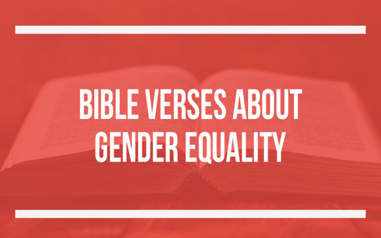 40 Bible Verses About Gender Equality - Holy Bible Word