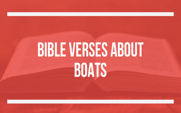 40 Bible Verses About Boats - Holy Bible Word